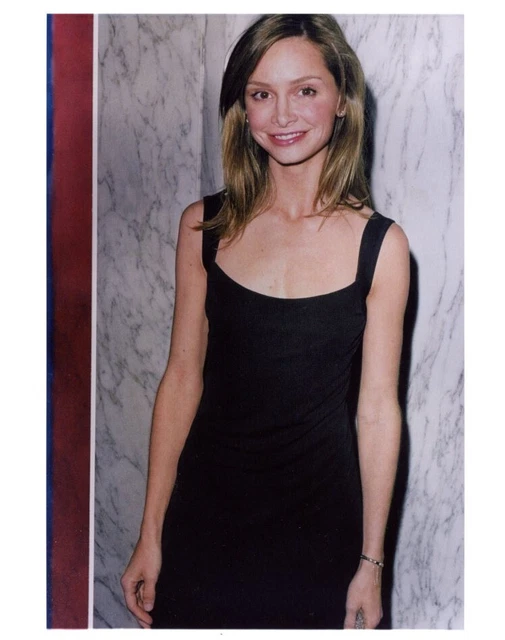 8X10 PHOTO CALISTA Flockhart pretty sexy TV star at an awards ceremony ...