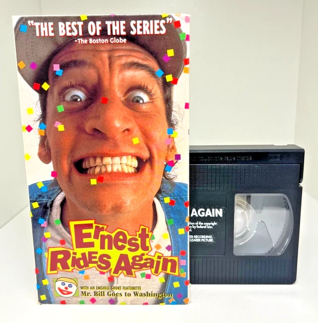 ERNEST RIDES AGAIN (VHS, 1993) With Mr. Bill Goes to Washington Jim ...