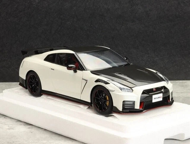 AA AUTOART 1:18 Nissan GTR R35 NISMO 2022 White Carbon Cover Car Model ...
