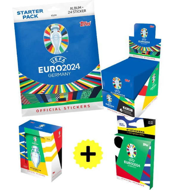 ALBUM FIGURINE EURO 2024 Germany Official Stickers 2024 EUR 19,90 ...