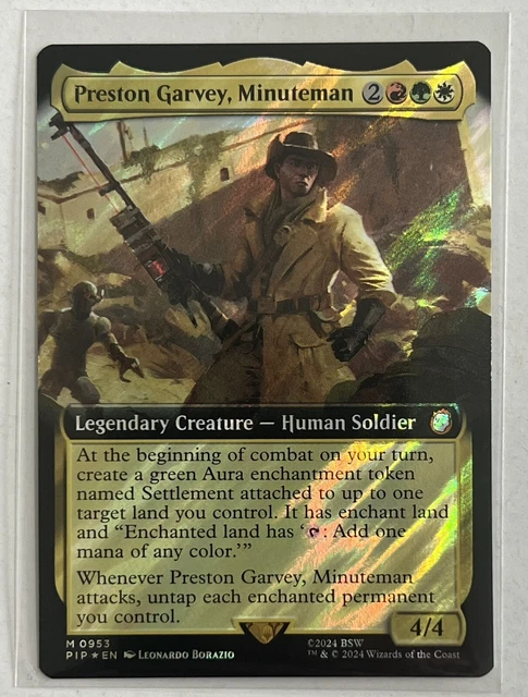 MTG PRESTON GARVEY, Minuteman Fallout Extended Art Surge Foil EUR 11,44 ...