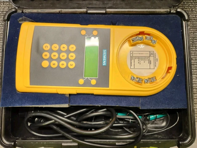 SIEMENS DPU FIRE Alarm Device Programmer Complete With Hard Case, Free ...
