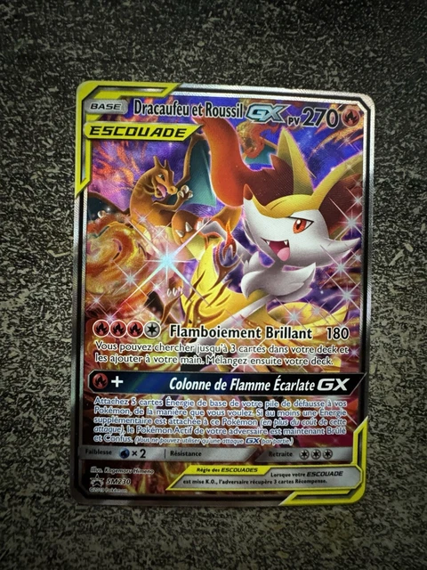 DRACAUFEU ET ROUSSIL Gx Full Art - Pokémon Sm230 Promo Soleil Et Lune ...