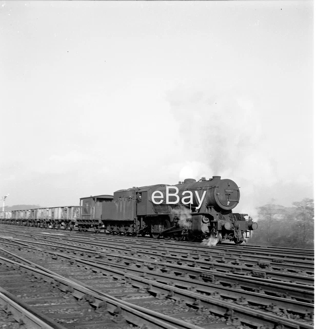 RAILWAY STEAM NEGATIVE Austerity 90397 Mirfield 3/3/66 + Copyright £4. ...