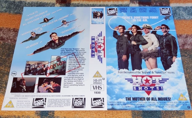 ORIGINAL EX RENTAL Post cert VHS Video Sample Sleeve Hot Shots £2.45 ...