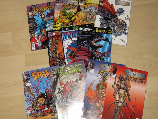 QUADERNO SPECIALE COMIC Spawn vs Batman Violator Blood Feud (immagine ...