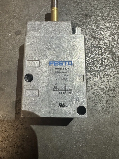 FESTO SOLENOID VALVE MOFH-3-1/4 IDENT 7876 New In Box £49.00 - PicClick UK