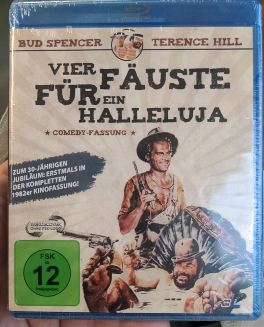 BUD SPENCER TERENCE Hill Vier Fäuste Für Ein Halleluja blu ray Neu Ovp £7.20 - PicClick UK