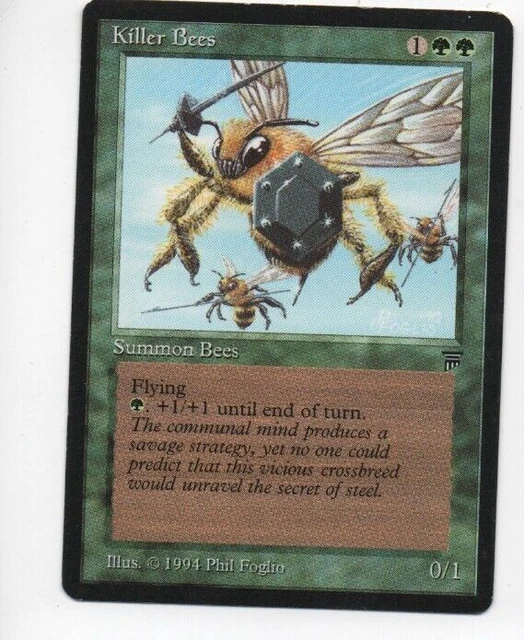 1 X KILLER Bees - Original Legends - Anglais - Mtg - 1994 EUR 1,00 ...