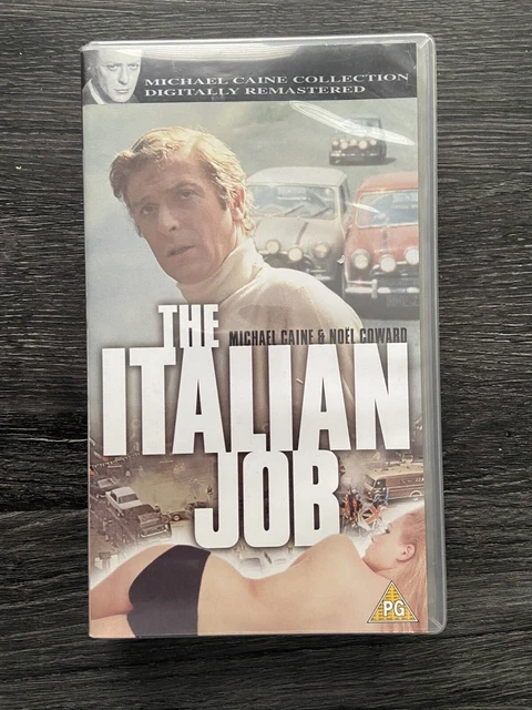 THE ITALIAN JOB - Michael Caine - Noel Coward - PAL VHS Video Used £2. ...