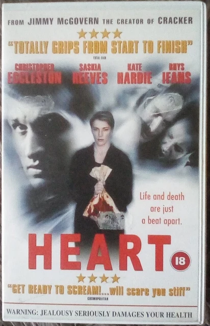 HEART, RARE BIG box rental VHS tape Jimmy McGovern Christopher ...