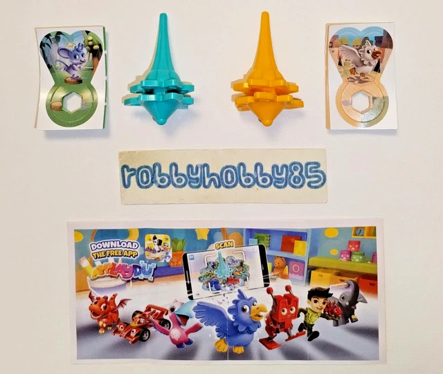SERIE COMPLETA TROTTOLE Vu050D - Vu050E + 2 Bpz Kinder Sorpresa Italia ...