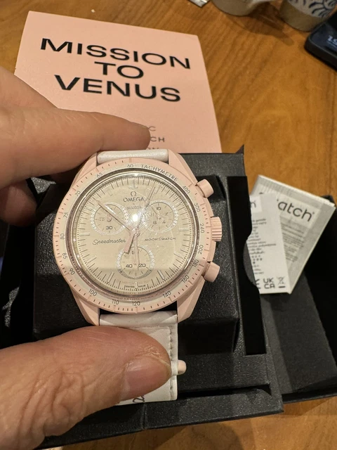 OMEGA X SWATCH MoonSwatch Collection Mission to Venus Pink Watch Good ...
