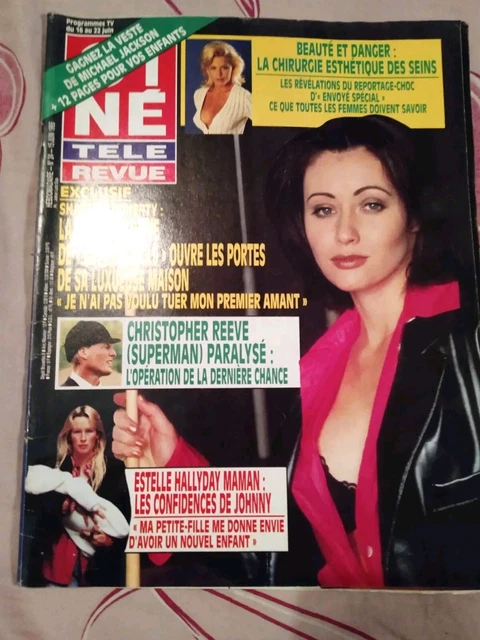 CINÉ TÉLÉ REVUE de 1995 - Shannen Doherty, Johnny Hallyday, Estelle ...