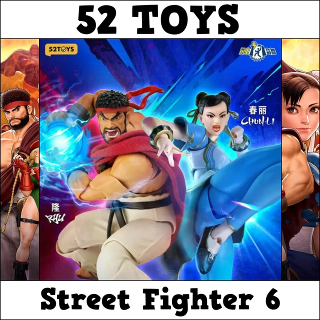 52TOYS STREET FIGHTER 6 Series Ryu & Chun-Li Action Figures 🟢IN STOCK🟢 ...