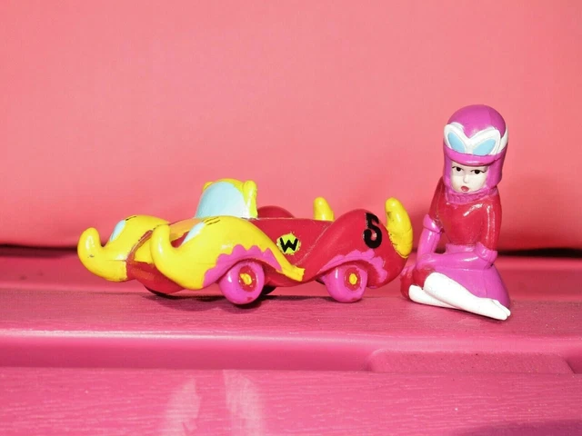 HANNA BARBERA WACKY Races Penelope Pitstop pvc pencil topper set toy ...
