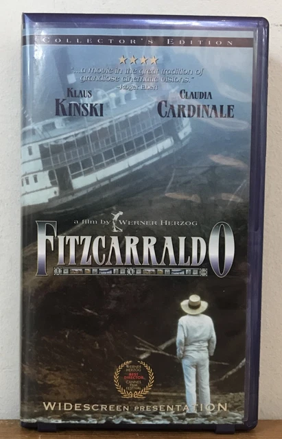 FITZCARRALDO WERNER HERZOG Klaus Kinski Claudia Cardinale VHS Tape Movie EUR 15,53 - PicClick IT