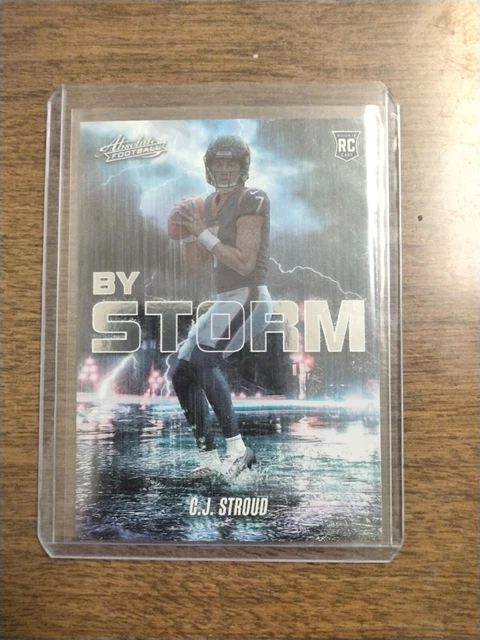 2023 C.J (CJ) Stroud RC Absolute By Storm recrue Houston Texans BST-2 ROY EUR 1,85 - PicClick FR