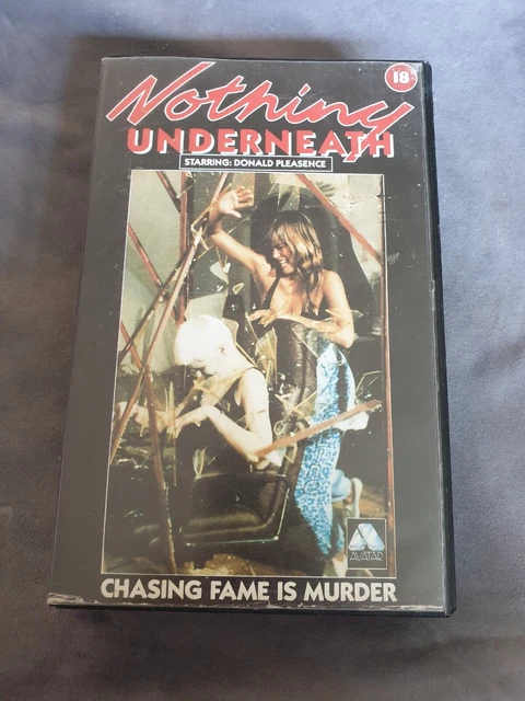 *RARE* 1985 NOTHING Underneath Ex Rental VHS video big box 80s Horror £ ...