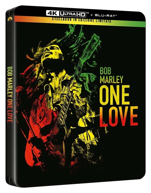 BOB MARLEY. ONE Love 4K Ultra HD (2024) 2 Blu Ray Steelbook Pre-Order £ ...