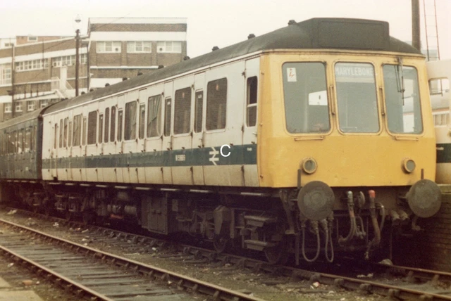 BRITISH RAILWAY B.R Photograph Class Dmu 115 - M51889 Marylebone 30/12 ...
