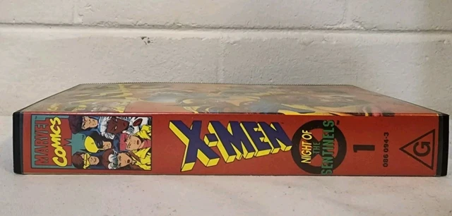 X-MEN NIGHT OF The Sentinels Vol 1 VHS Video Tape Vtg 1992 Marvel PAL ...
