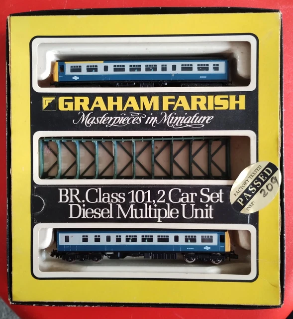 GRAHAM FARISH N Gauge No. 8136 B.R. 2 Car DMU Class 101 £50.00 ...