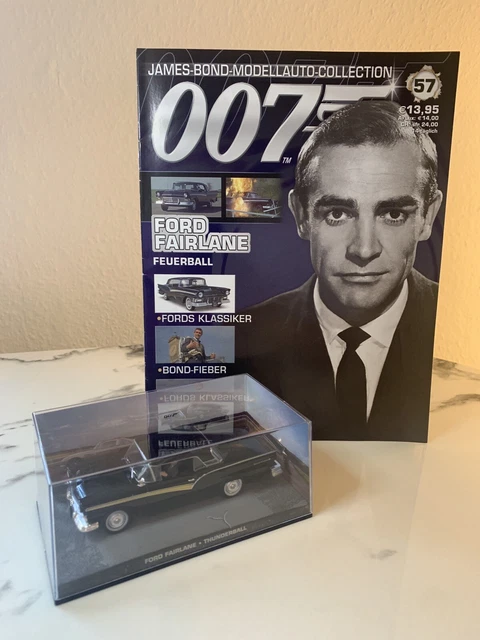 JAMES BOND MODEL Car Collection #57 Ford Fairlane with Booklet £10.31 ...