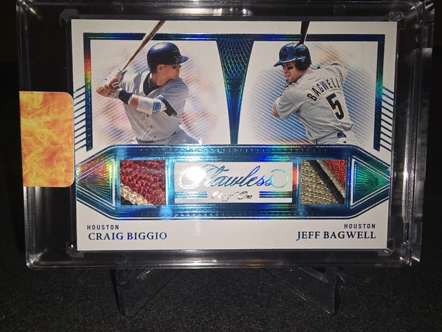 2023 PANINI FLAWLESS Craig Biggio / Jeff Bagwell 1/1 $505.00 - PicClick CA