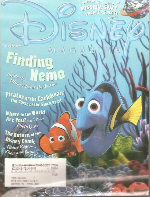 THE DISNEY SUMMER 2003-Finding Nemo/Inside Pixar Production-Complete ...