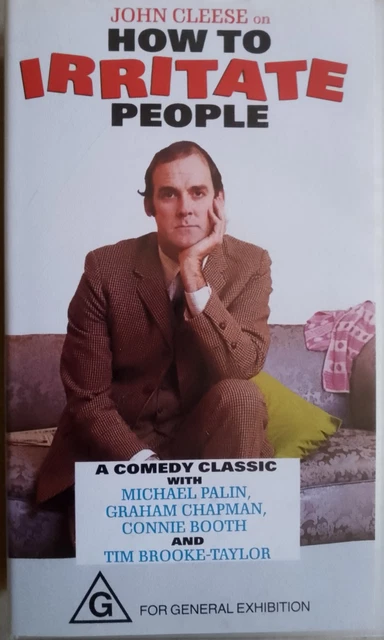 JOHN CLEESE HOW TO IRRITATE PEOPLE VHS (1968) PAL Video Monty Python ...