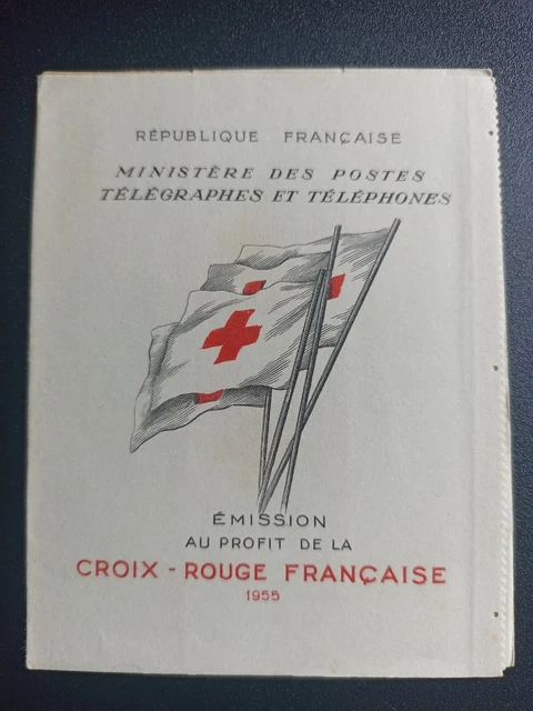 TIMBRE FRANCE CARNET Croix Rouge 1955** TTB Red cross Cruz roja N°4 EUR 55,00 - PicClick FR