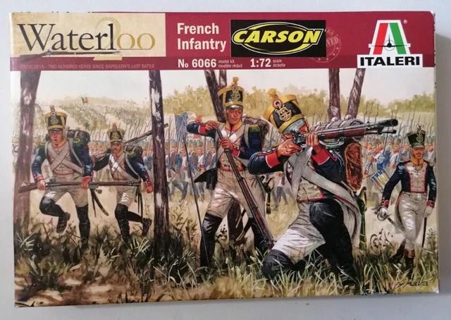ITALERI 1/72 6066 Waterloo French Infantry Napoleonic EUR 8,00 ...