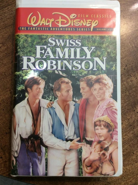 WALT DISNEY SWISS Family Robinson Vhs 1997 Film classics Vtg £5.75 ...