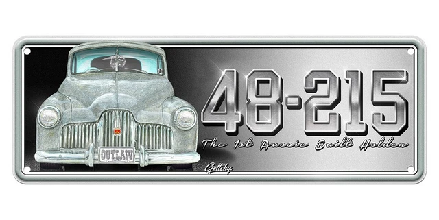 48-215 FX HOLDEN Number Plate Street Machine Rat Rod Man Cave Auto Art ...