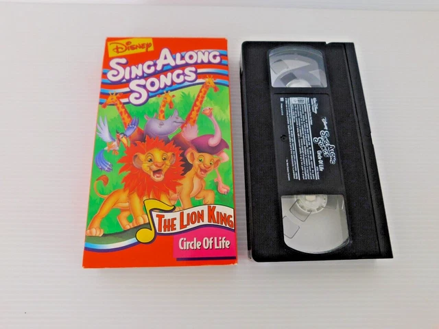 DISNEYS SING ALONG Songs The Lion King: Circle of Life VHS £7.40 ...