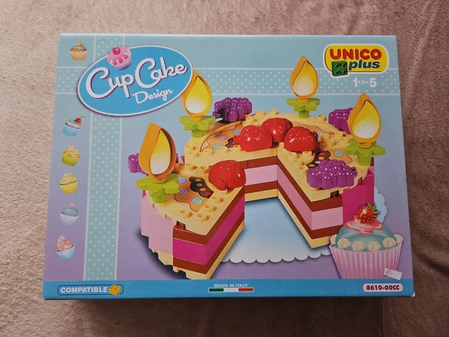 UNICO PLUS 8610-00CC Cup Cake Design Kuchen Bausteine Steckbausteine ...