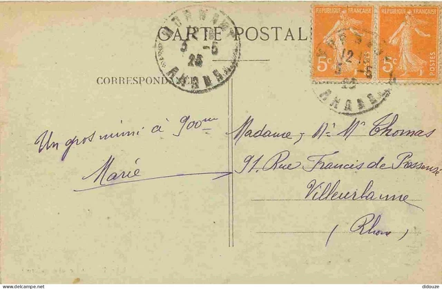 69 - SAINT André la Côte - Vue générale et Route de Mornant - CPA ...