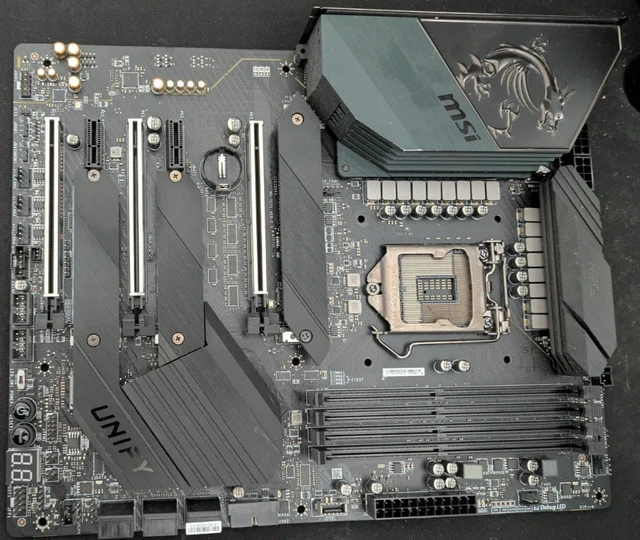 MSI MEG Z490 Unify Intel LGA 1200 ATX Motherboard DDR4. PLEASE READ ...