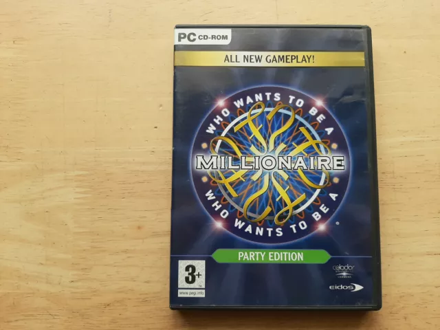WHO WANTS TO Be A Millionaire? - Party Edition Pc Cd-Rom Game Windows ...