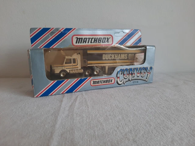 MATCHBOX CONVOY CY-16 Scania Box Truck Duckhams Oils Boxed Vtg Rare Toy ...