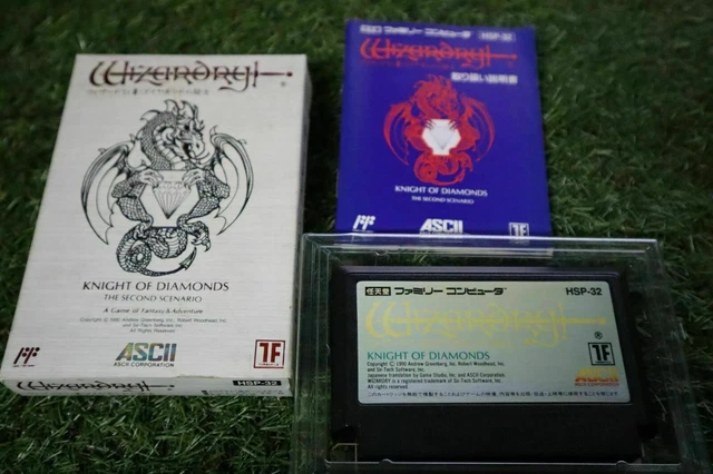 USÉ WIZARDRY 3 III Chevalier De Diamants Famicom Nintendo FC Japon ...