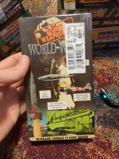 SECRET WEAPONS OF World War II VHS Burbank WW2 Video Tape New Sealed £9 ...