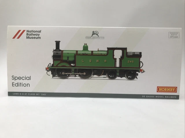 HORNBY R3204 LSWR Livery 0-4-4T Class M7 Loco number 245 NRM Limited ...