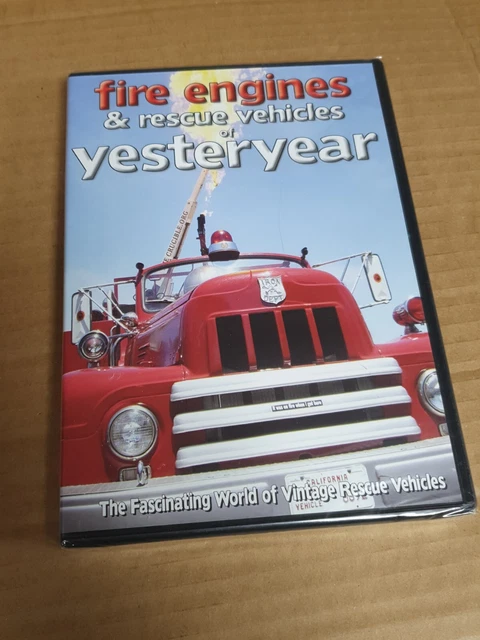 FIRE ENGINES & Rescue Vehicles Of Yesteryear DVD Documentary (1999) New ...