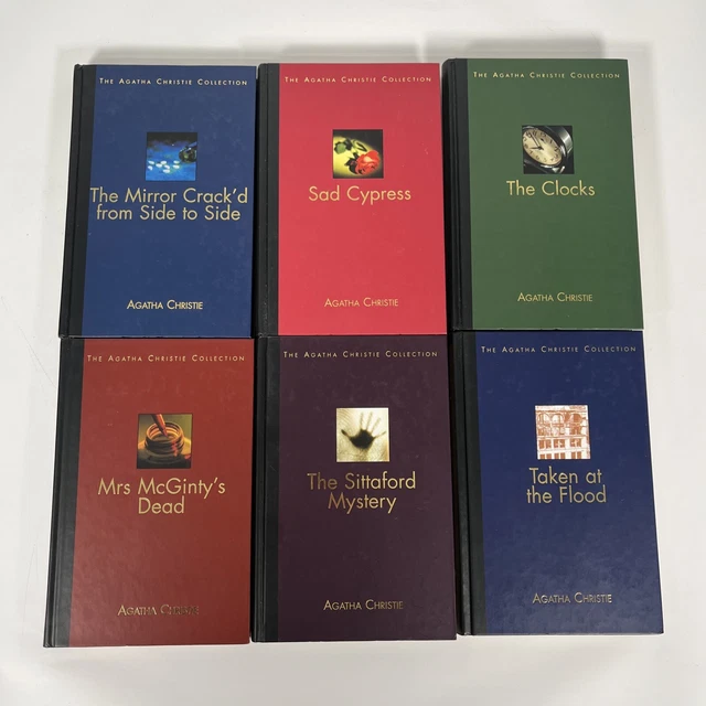 THE AGATHA CHRISTIE Mystery Collection Hardback Books Set of 6 Bundle £ ...