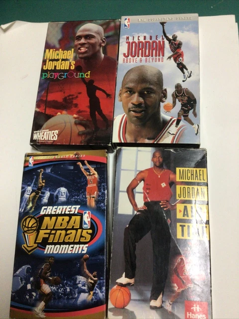 LOT DE 4 Michael Jordan Air Time 1993 VHS Chicago Bulls NBA épuisé ...