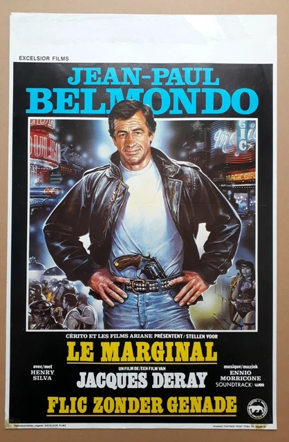 LE MARGINAL - affiche originale belge - Jean Paul Belmondo EUR 35,00 ...