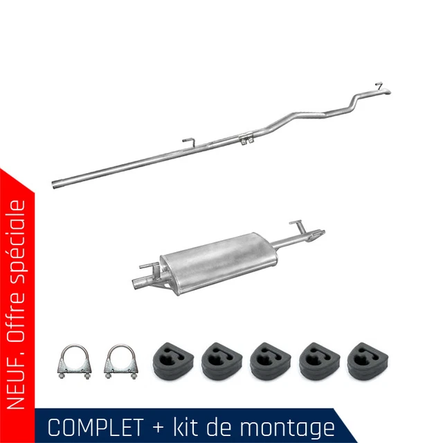 ÉCHAPPEMENT POUR MERCEDES SPRINTER (904) 4t 408 D XLWB-4025 mm avec ...