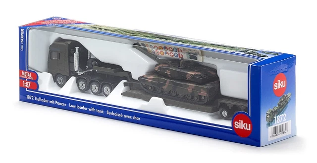 SIKU SCHWERTRANSPORT MIT Panzer "SUPER SERIE 1:87" NEU OVP 1872-- EUR 28,00 - PicClick DE